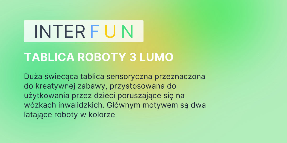 Tablica Roboty 3 LUMO | INTER-FUN Producent placów zabaw, karuzele ...
